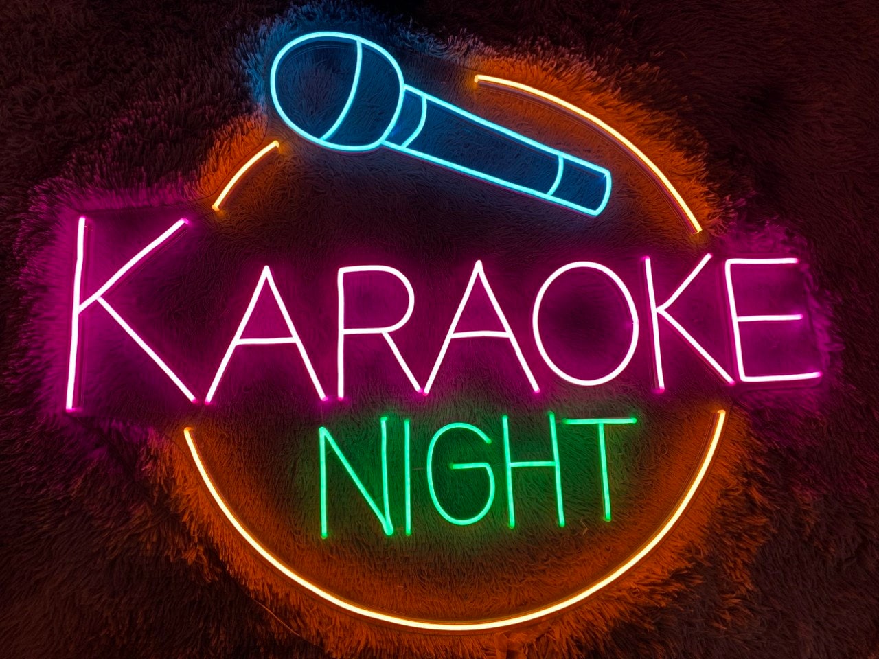 Karaoke Night Led Sign Karaoke Night Neon Sign Wall Decor Etsy Australia