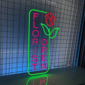 Florist Open Led Sign, Florist Open Led Lights, Florist Open Neon Sign ...