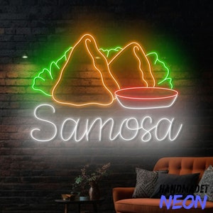 Samosa Neon Sign, Samosa India Led Sign, Samosa Led Light, Samosa India ...
