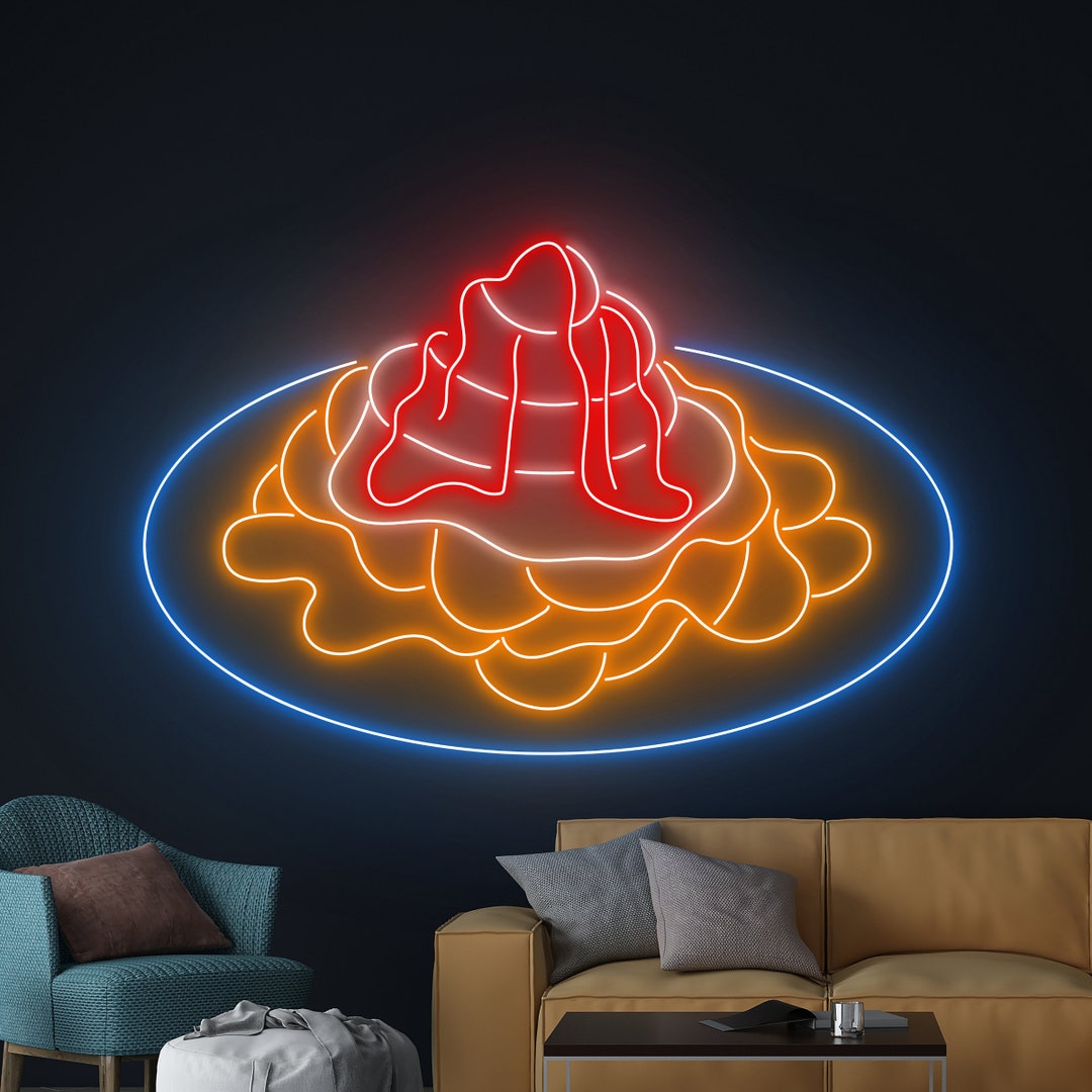 Funnel Cake Neon Sign, Funnel Led Sign, Funnel Led Light, Baking Neon ...