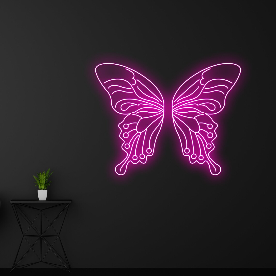 Custom Butterfly Neon Sign, Butterfly Wings LED Light, Fairy Wings Neon ...