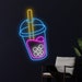 Bubble Tea Neon Sign Boba Tea Neon Light Milk Tea Led Sign - Etsy