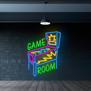 Arcade Game Room Led Sign, Arcade Neon Sign, Wall Decor, Game Room Neon ...