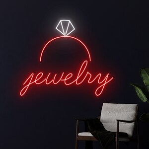 Jewelry Neon Sign, Jewelry Neon Light, Jewelry Led Sign, Jewelry Led ...