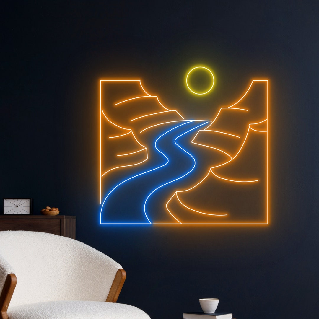 Canyon Neon Sign, Canyon Led Sign, Canyon Neon Light, Canyon Led Light ...