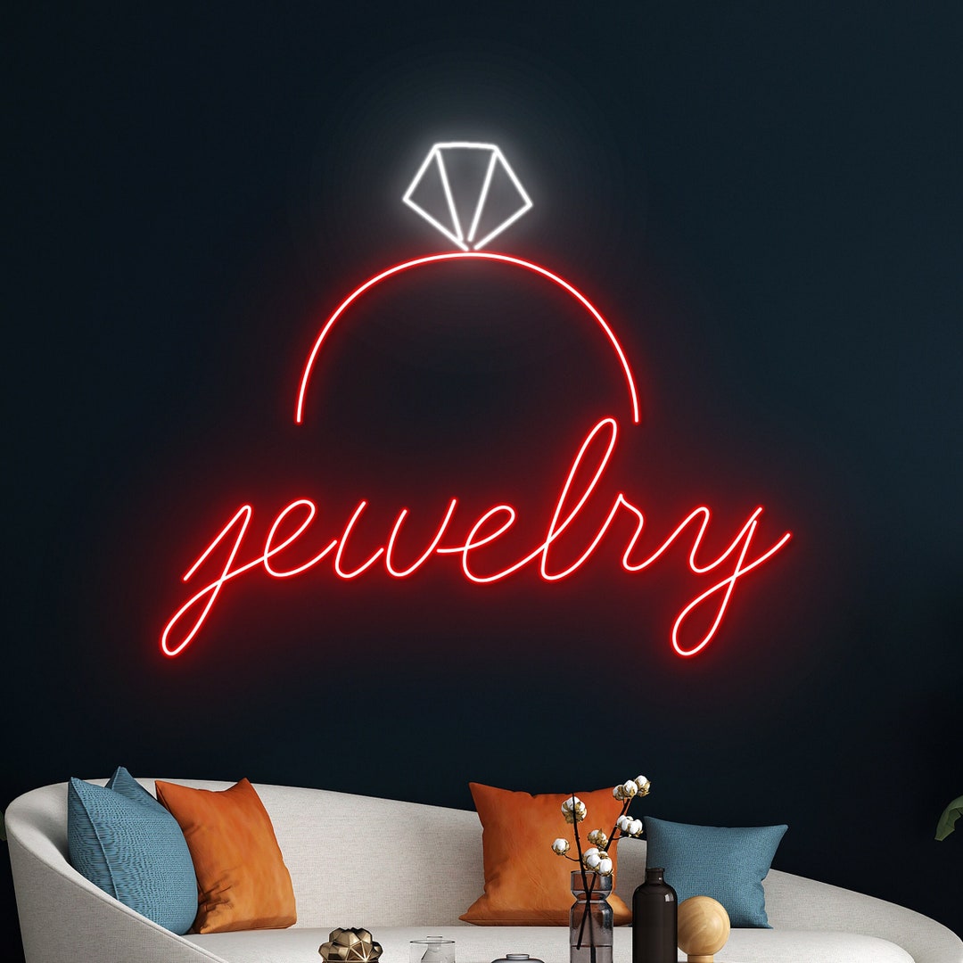 Jewelry Neon Sign, Jewelry Neon Light, Jewelry Led Sign, Jewelry Led ...