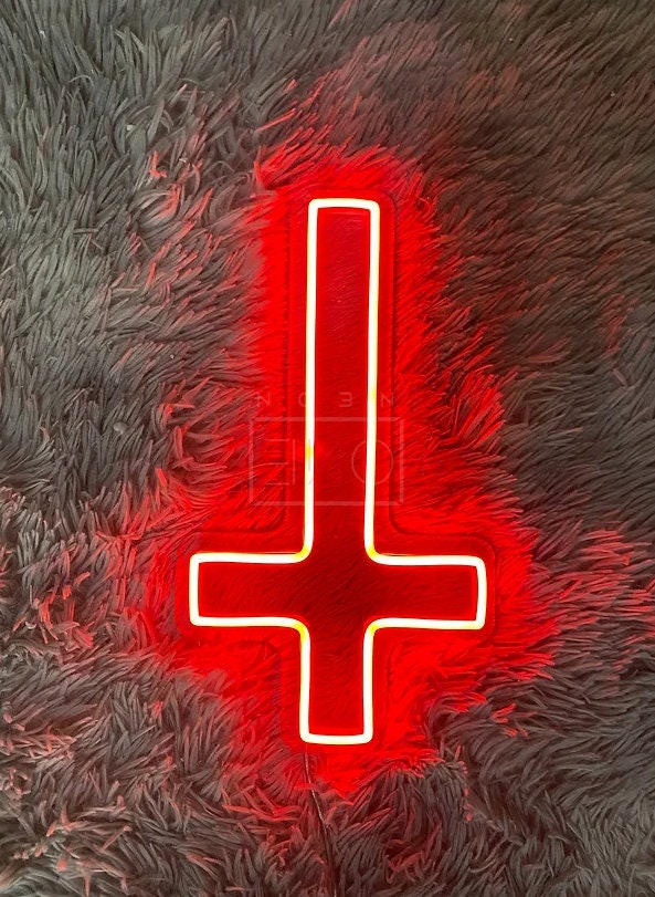 Cross Led Sign, Cross Jesus Neon Sign, Wall Decor, Cross Neon Sign ...