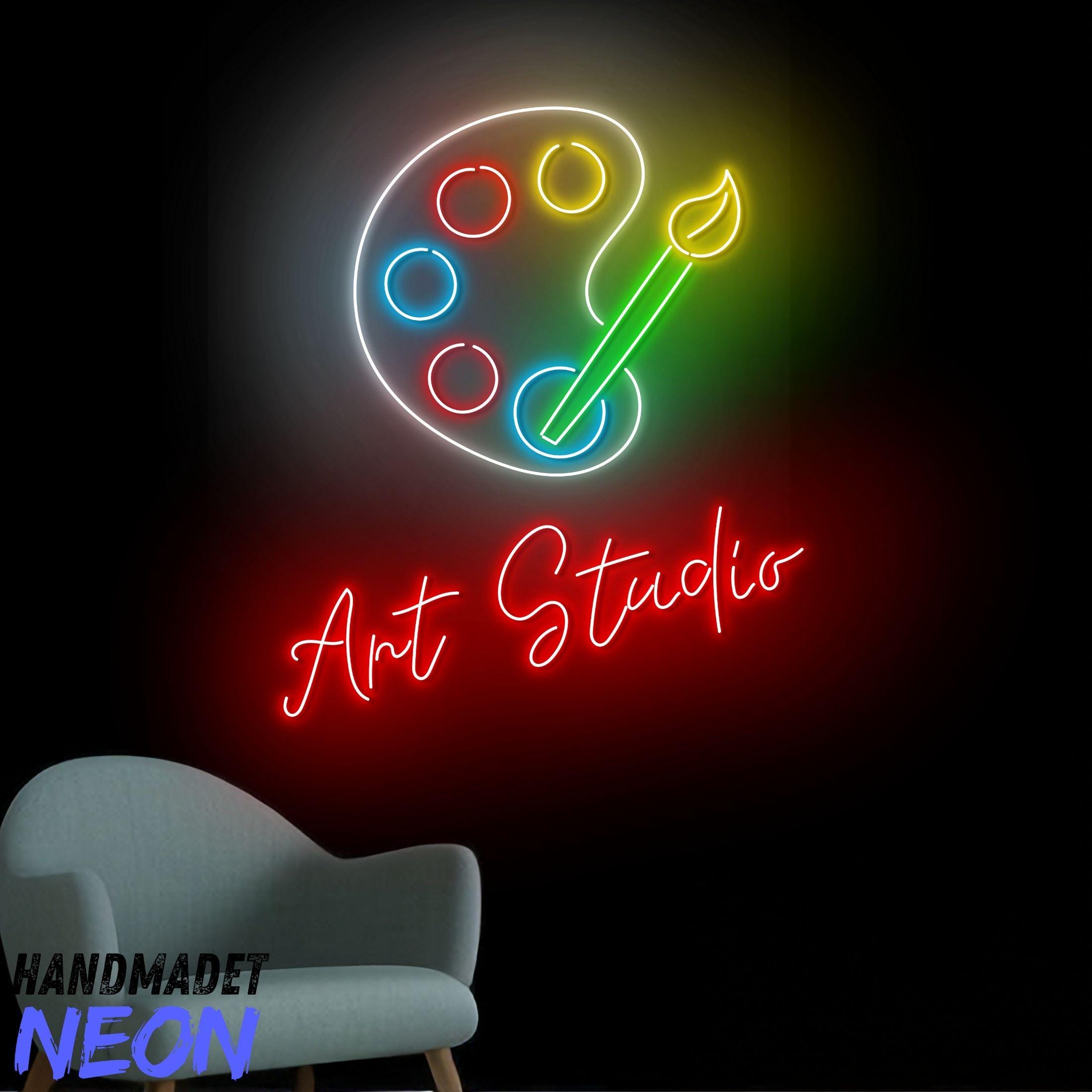 Art Studio Neon Sign, Artist Led Sign, Draw Neon Light, Painting Led ...