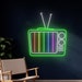 Retro TV Neon Sign, Retro Television Device Led Sign, Old TV Led Light ...
