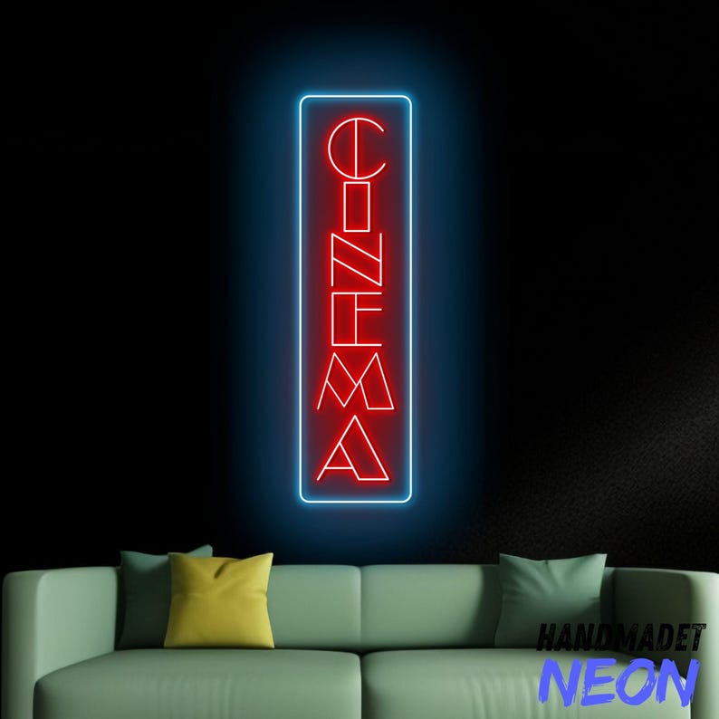 Cinema Neon Sign, Cinema Led Sign, Cinema Sign Board Neon Light ...