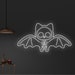 Custom Bat Skeleton Neon Sign, Scary Skeletal Bat Neon Light, Bat Bone ...