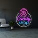 Candy Shop Neon Sign, Candy Shop Led Sign, Candy Shop Led Lights ...