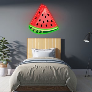 Watermelon Acrylic Neon Led Sign | Food Neon Sign | Custom Neon Sign ...