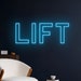 Lift Neon Sign, Lift Neon Light, Gym Led Sign, Workout Led Light ...