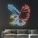 Eagle Neon Light, Eagle Led Light, Eagle Bird Led Sign, Eagle Bird Neon ...