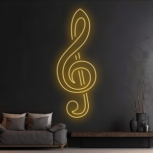 Custom Sol Music Note Neon Sign, Personalized Sol Musical Note LED ...