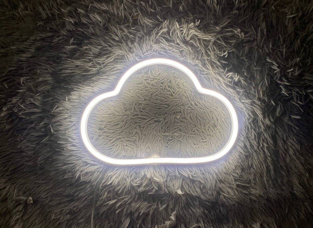 Cloud Neon Sign,led Sign Cloud,wall Decor,custom Neon Sign,wall Art for ...