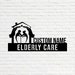 Custom Elderly Care Desk Name Plate, Elderly Care Metal Nameplate for ...