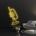 Trumpet Neon Sign, Trumpet Led Sign, Trumpet Led Lights, Custom Neon ...