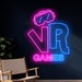 Custom VR Games Neon Sign Virtual Reality Led Sign Game - Etsy