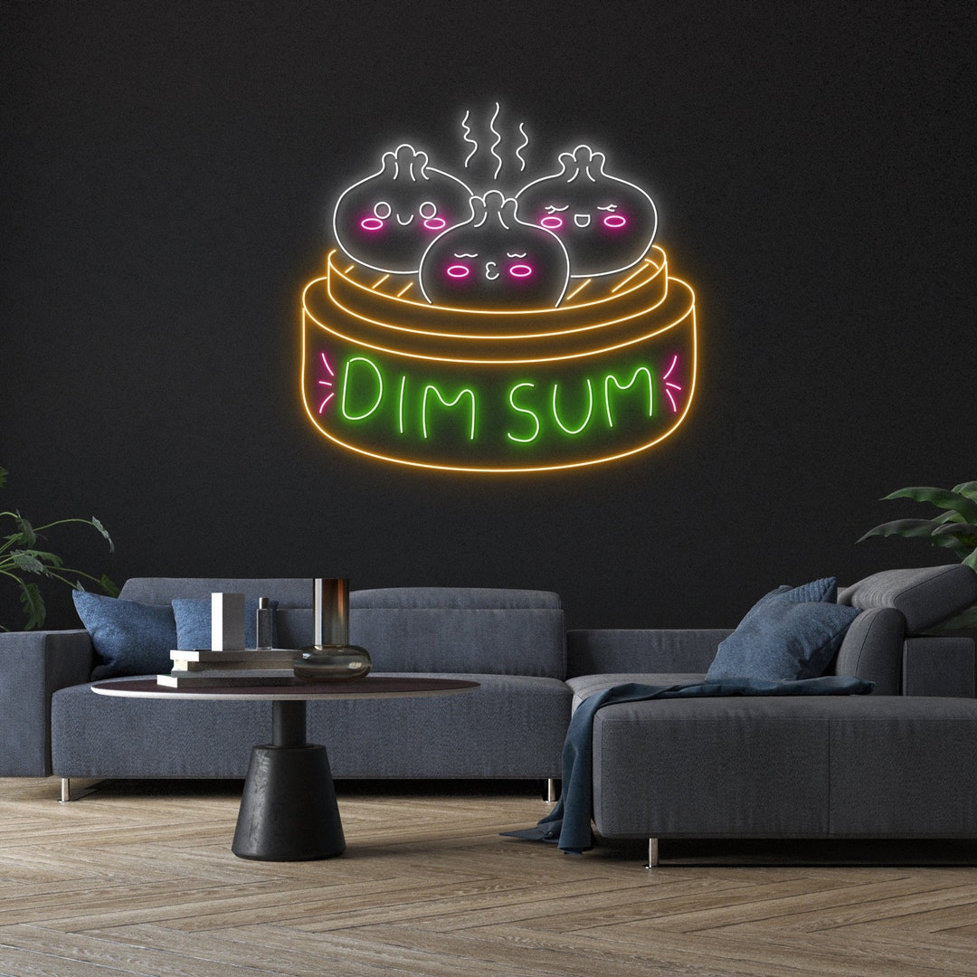Dimsum Neon Sign, Dimsum Led Sign, Dimsum Led Sign, Custom Neon Sign ...