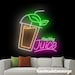 Healthy Juice Neon Sign, Juice Led Sign, Juice Fruit Neon Light ...