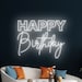 Birthday Led Sign, Happy Birthday Neon Sign, Wall Decor, Birthday Neon ...
