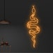 Custom Snake Neon Light, Coiled Snake Led Sign, Animal Neon Sign ...
