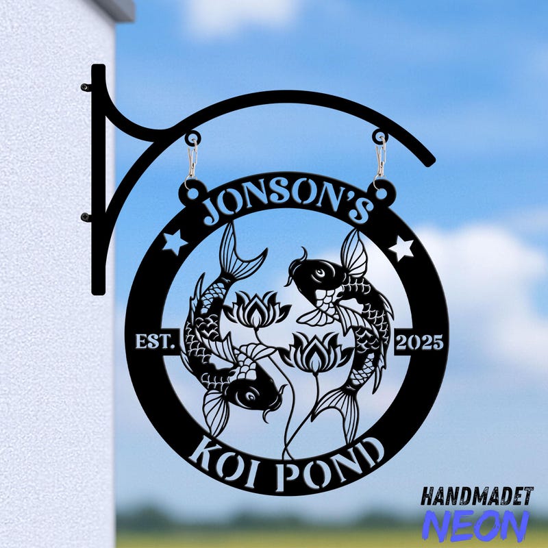Koi Custom Sign - Etsy UK