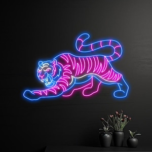 Tiger Neon Light, Tiger Led Sign, Tiger Neon Sign, Tiger Led Light ...