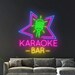 Karaoke Bar Neon Sign, Record Studio Led Sign, Microphone LED Light ...
