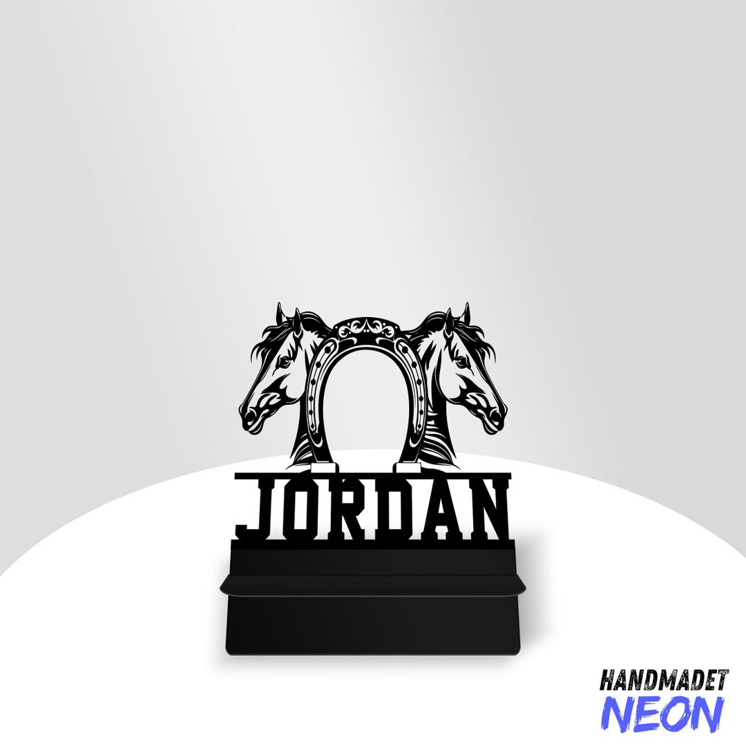 Custom Horse Phone Stand, Horse Shoe Phone Holder, Horse Tablet Stand ...
