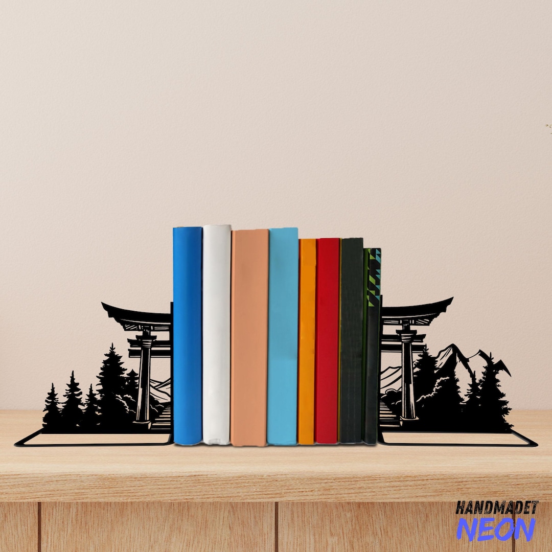 Custom Torii Gate Metal Bookends Torii Gate Name Bookend, Japan Torii ...