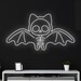 Custom Bat Skeleton Neon Sign, Scary Skeletal Bat Neon Light, Bat Bone ...