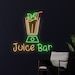 Juice Bar Neon Sign, Juice Bar LED Light, Juice Neon Light, Bar Led ...