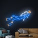 Scuba Diver Neon Sign, Scuba Diver Neon Light, Diving Mask & Duck ...