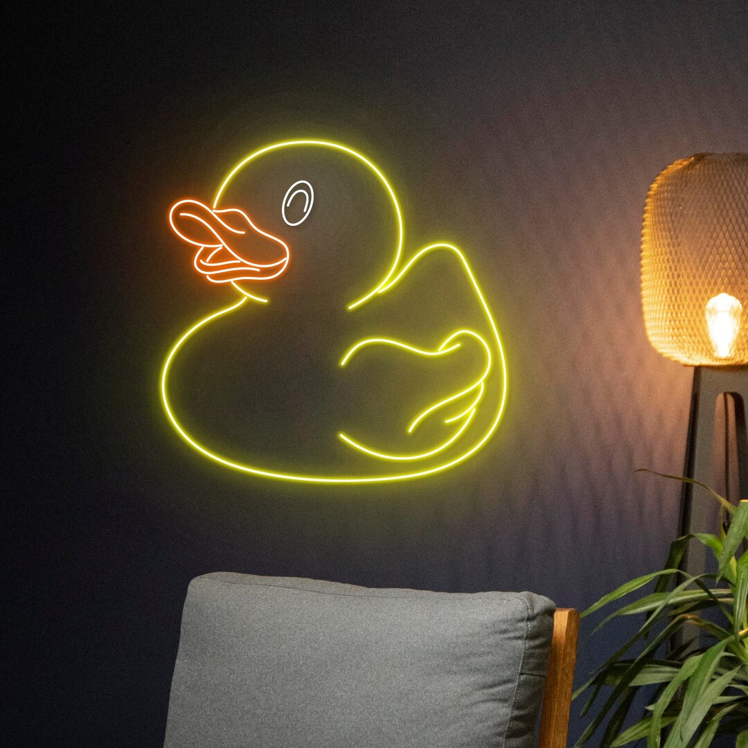 Duck Neon Light Duck Led Light Duck Led Sign Personalized - Etsy UK