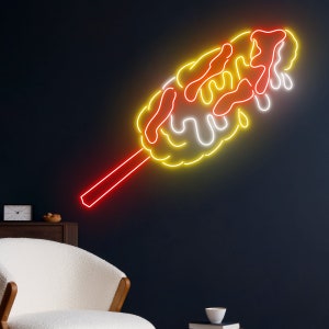 Elote Neon Sign, Elote LED Sign, Corn Neon Light, Plant Led Light, Food ...