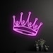 Crown Neon Sign, King Crown Led Sign, Queen Crown Led Light, Royal ...