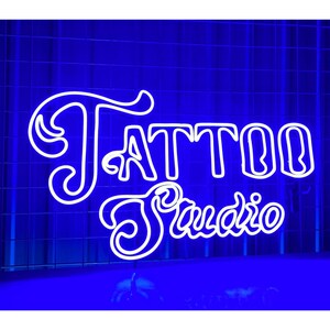 Tattoo Studio Neon Light, Tattoo Shop Led Sign, Tattoo Salon Led Light ...
