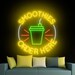 Smoothies Order Here Neon Sign, Smoothie LED Light, Smoothie Fruit Neon ...