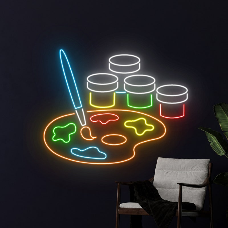 Neon Sign Painting - Etsy