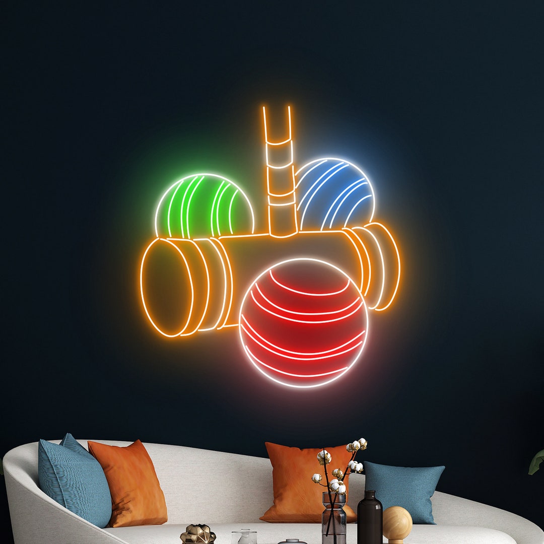Custom Croquet Neon Sign, Croquet Led Sign, Croquet Neon Light, Croquet ...
