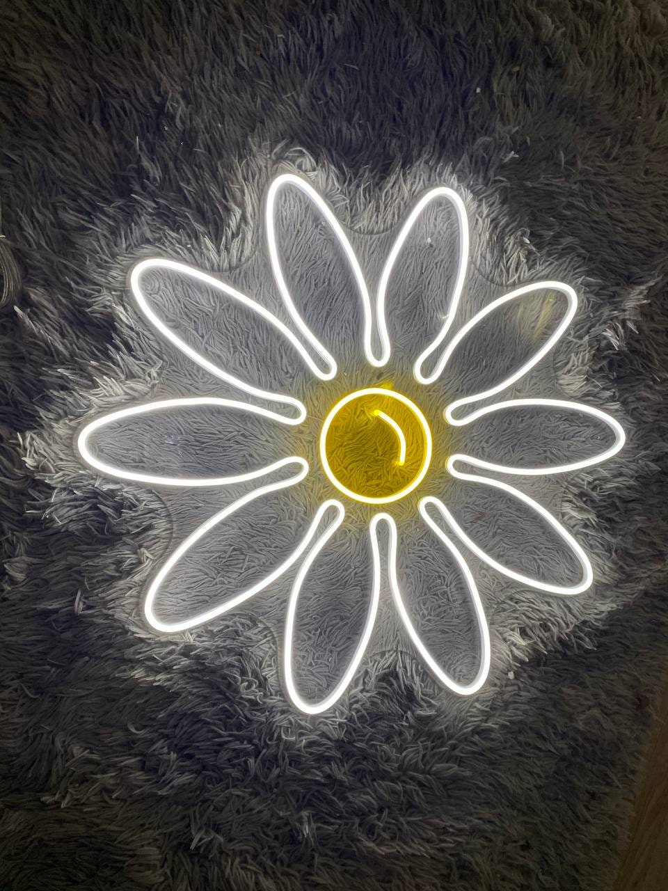 Daisy Flower Neon Sign, Daisy Bedroom Light Sign, Custom Flower Neon ...