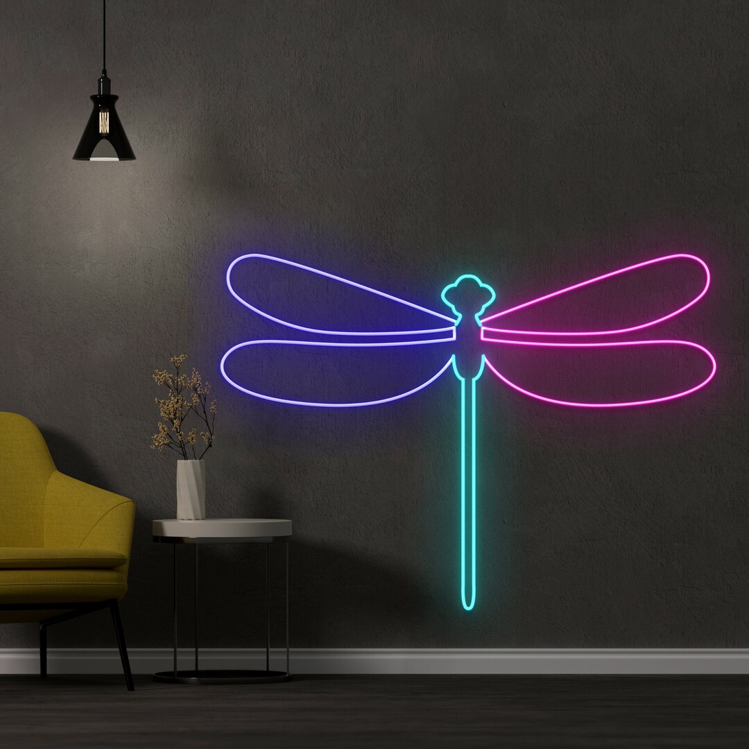 Dragonfly Neon Sign, Dragonfly Led Sign, Dragonfly Neon Light, Custom ...