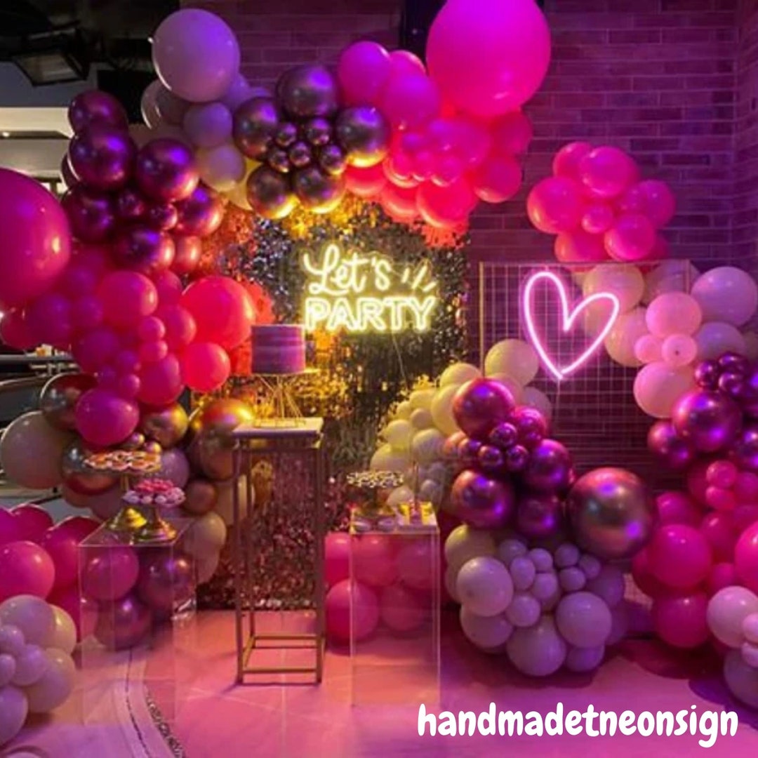 Custom Party Neon Decor ,custom Neon Sign, Neon Sign Bedroom Small ,led ...
