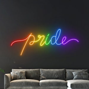 Happy Pride LGBT Neon Sign, Pride Led Sign, LGBT Neon Light, LGBT Pride ...