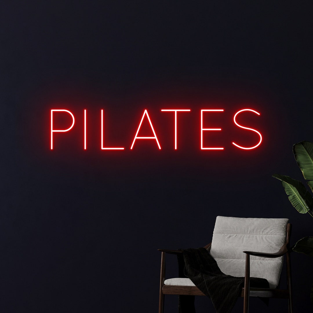 Pilates Neon Sign, Pilates Neon Light, Pilates Led Sign, Pilates Led ...