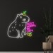Don't Worry Be Capy Capybara Neon Sign, Capybara Led Sign, Capybara Led ...