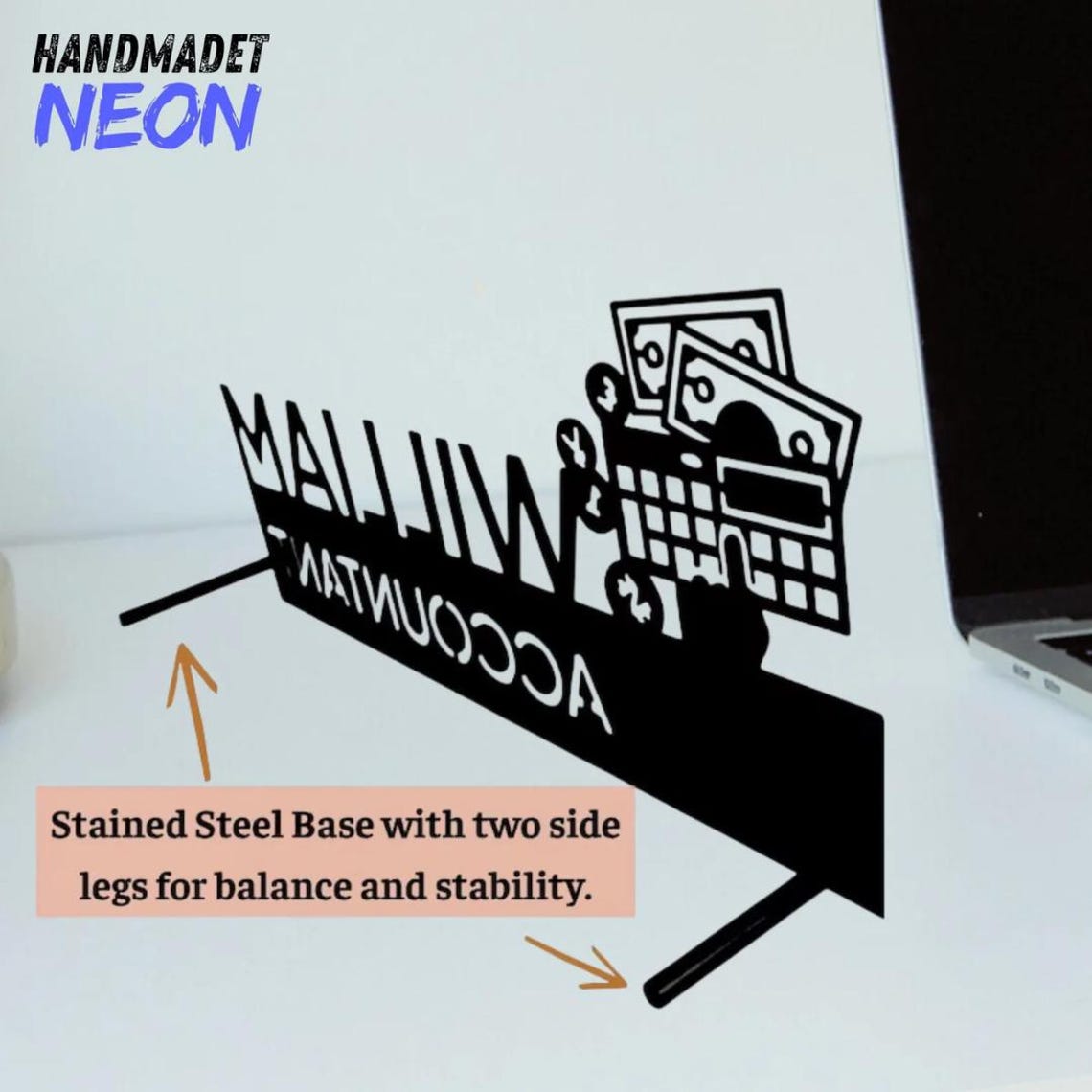 Custom Math Teacher Metal Desk Name Plate, School Metal Job Name Plate ...